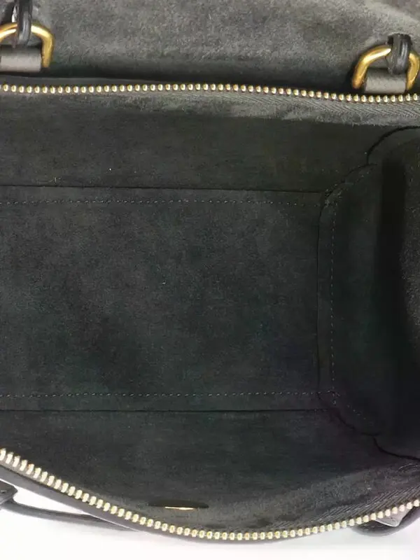 Celine Belt Bag Textured Leather Nano Shoulder Bag