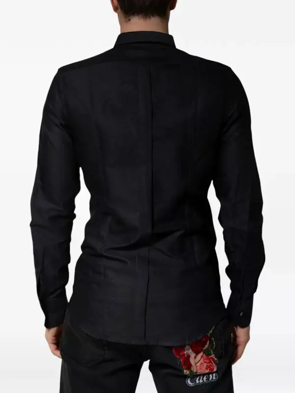 Dolce & Gabbana Polka-dot Long-sleeve Shirt