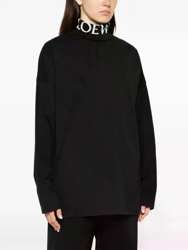 Loewe Logo-print Roll-neck Top
