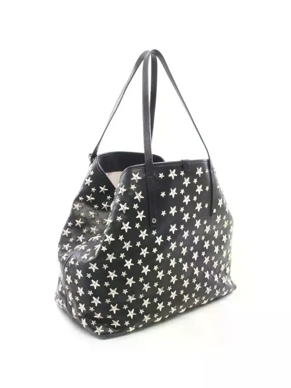 JIMMY CHOO 2010s Sasha M Star-stud Tote Bag