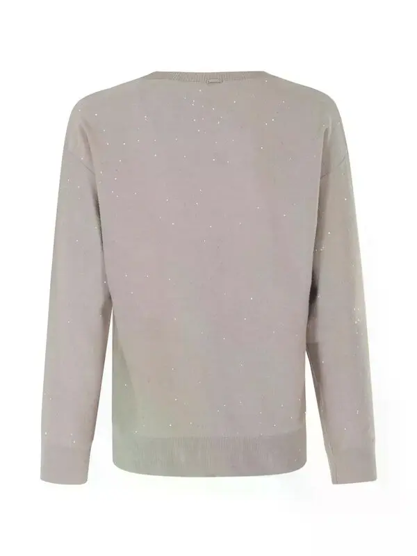 Herno Sequin-embellished V-neck Sweater