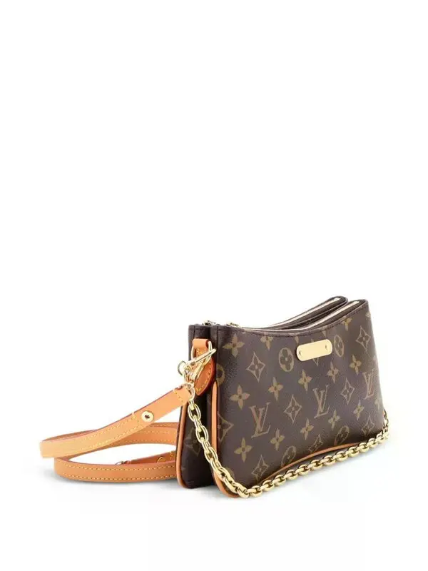 LOUIS VUITTON Liv Pochette Monogram Canvas Crossbody Bag - Brown