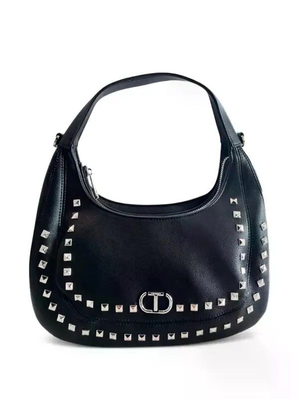 TWINSET Stud-embellished Shoulder Bag - Black