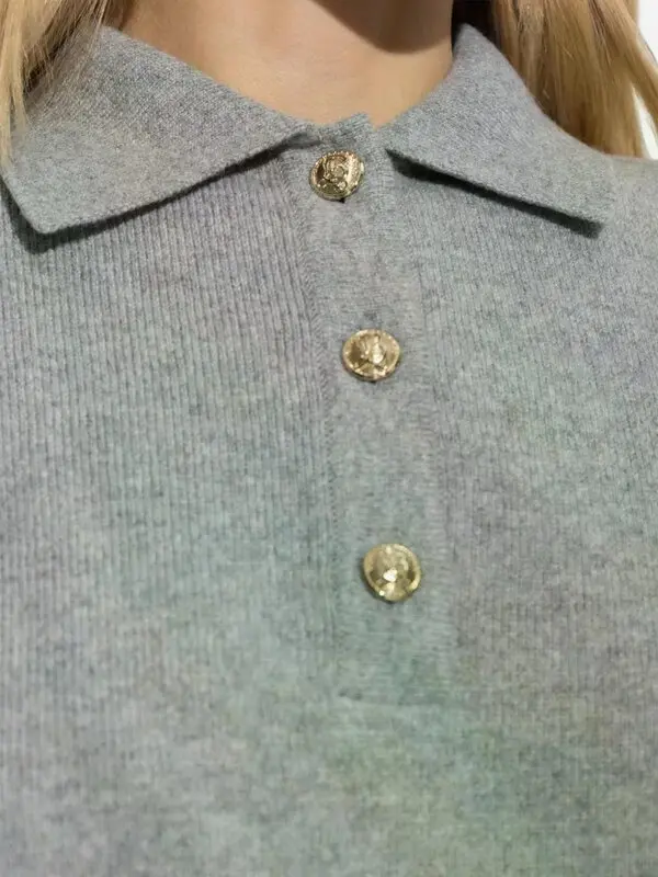 Balmain Short-sleeved Wool Polo Shirt