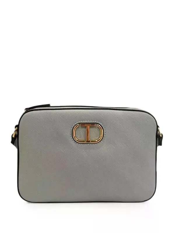 TWINSET Oval T Shoulder Bag - Grey