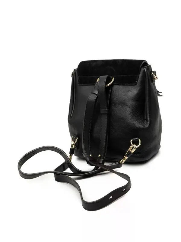 Chloé 2017 Medium Calfskin And Suede Faye Backpack