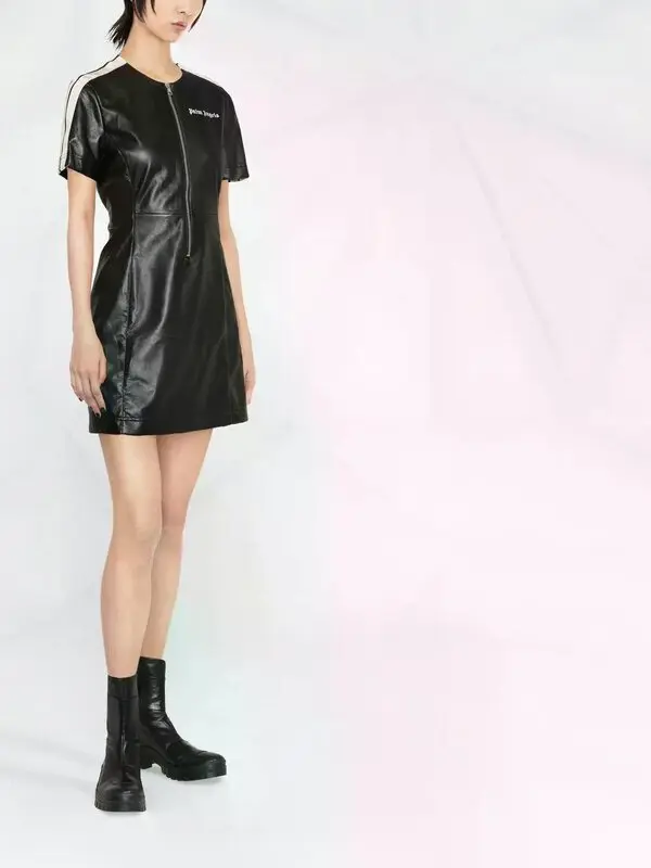 Palm Angels Side-stripe Mini Dress
