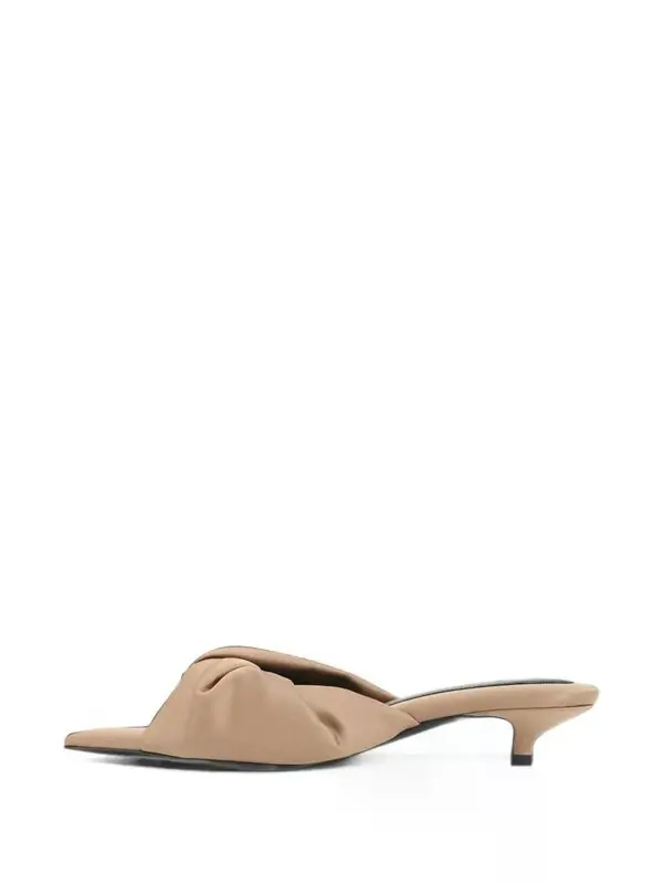 Carven Knotted Pointed-toe Sandals