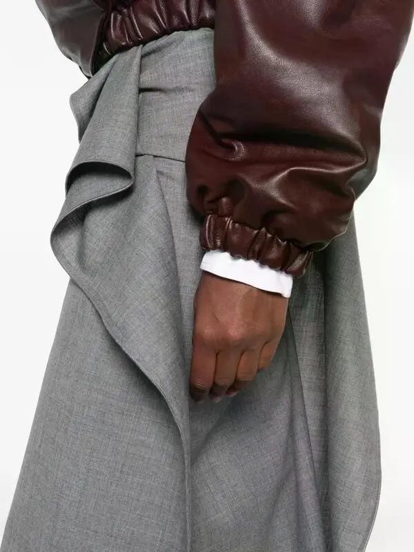 Victoria Beckham Draped Tailored Skirt