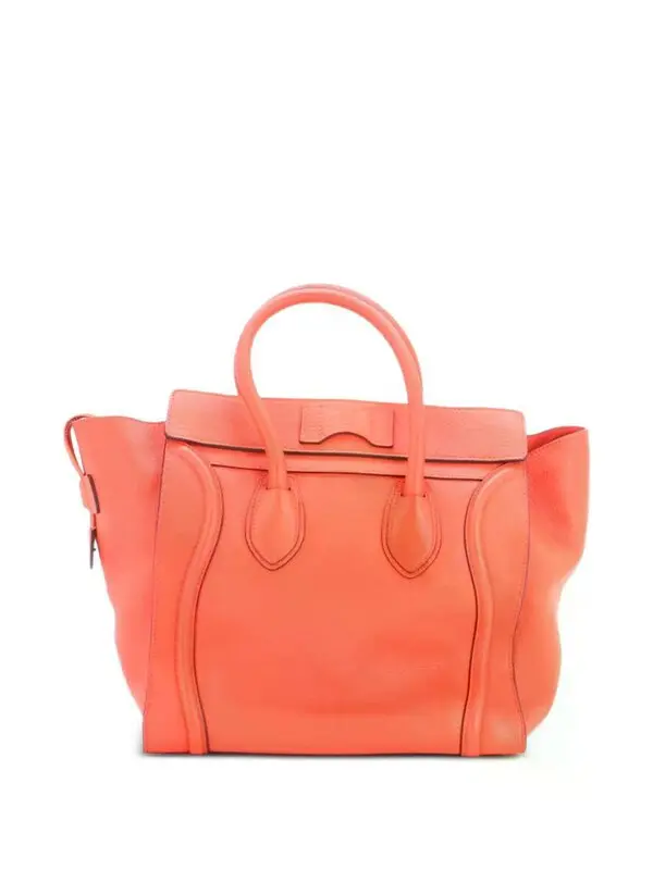 Celine Luggage Bag Grainy Leather Mini Tote Bag