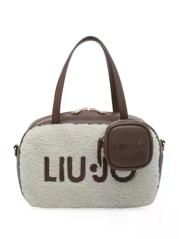 Liu Jo Logo-patch Faux-shearling Tote Bag