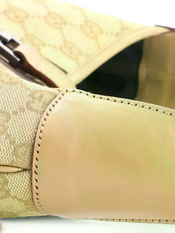 Gucci Web Jackie O Gg Canvas Medium Hobo Bag