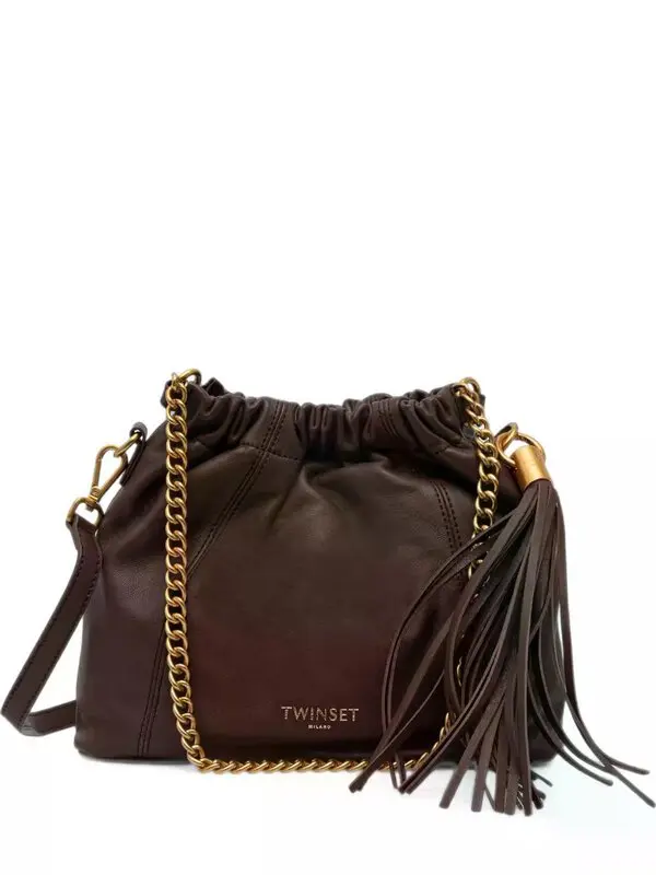 TWINSET Tassel-detail Ruched Shoulder Bag