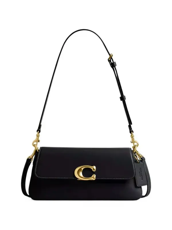 COACH Jet Leather Shoulder Bag