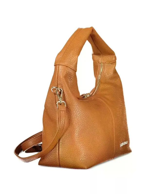 MARIO VALENTINO Pebbled Logo-lettering Tote Bag