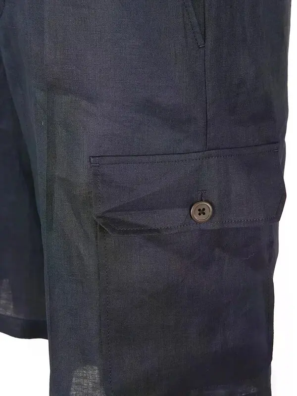 Prada Linen Cargo Shorts