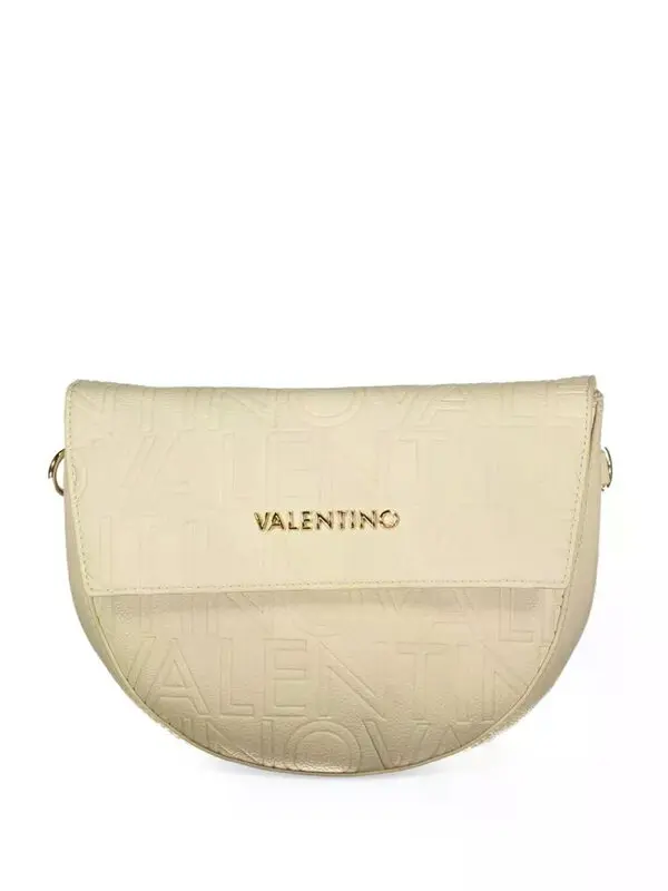 MARIO VALENTINO Logo-embossed Half-moon Clutch Bag
