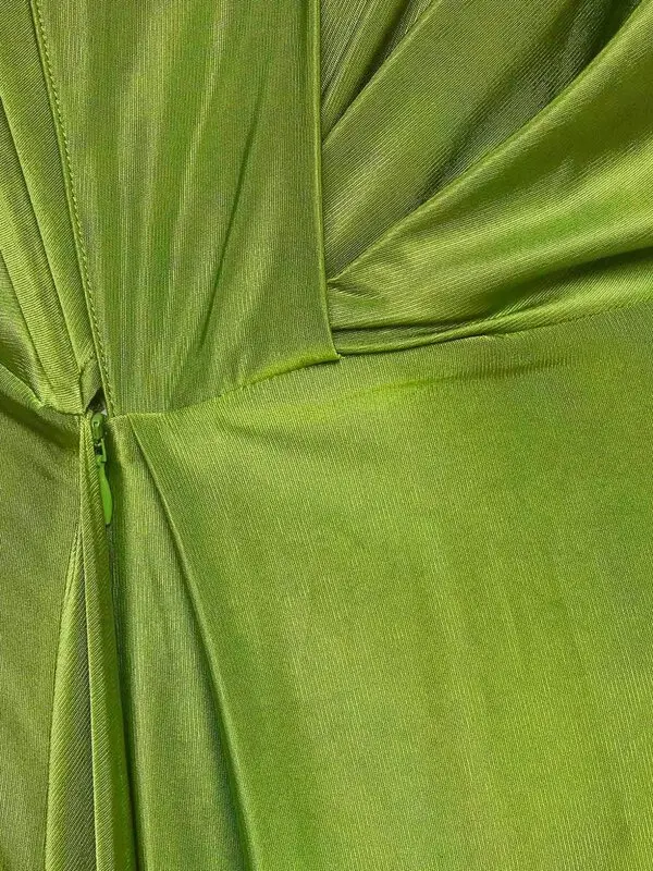 Victoria Beckham Draped Jersey Midi Dress
