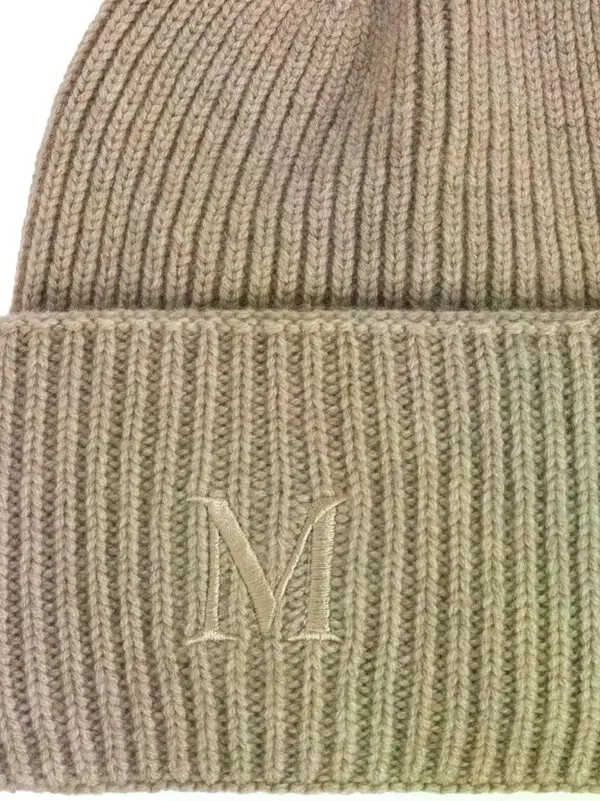 Max Mara Retina Ribbed-knit Beanie Hat