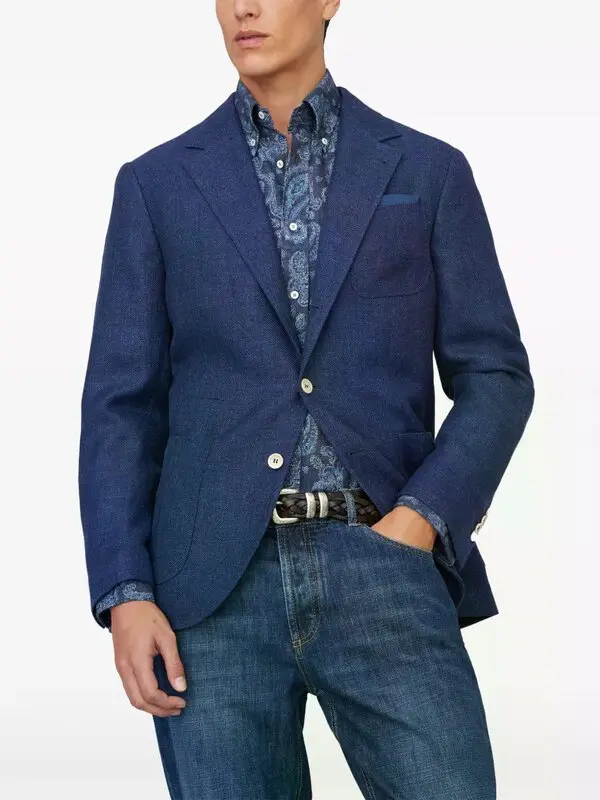 Brunello Cucinelli Notched-lapels Single-breasted Blazer