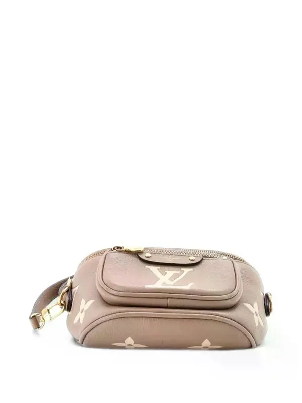 LOUIS VUITTON Bum Bag Bicolor Monogram Empreinte Giant Mini Belt Bag