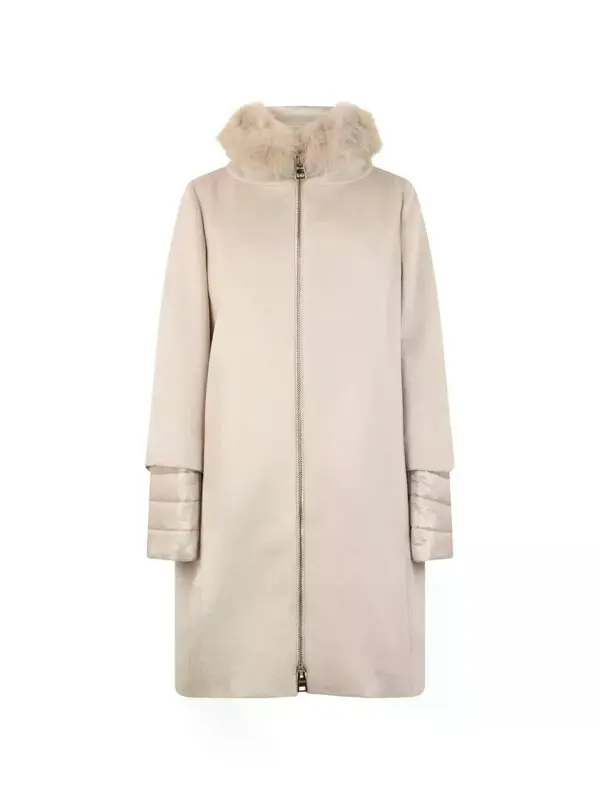 Herno Fur-trim Quilted-cuff Jacket