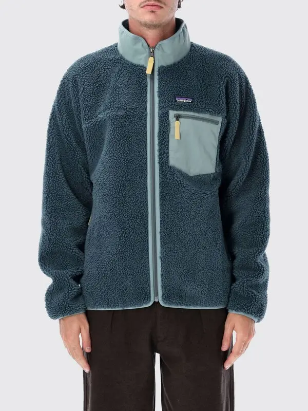 Patagonia Classic Retro-x® Recycled Fleece Jacket With High Neck - Blue