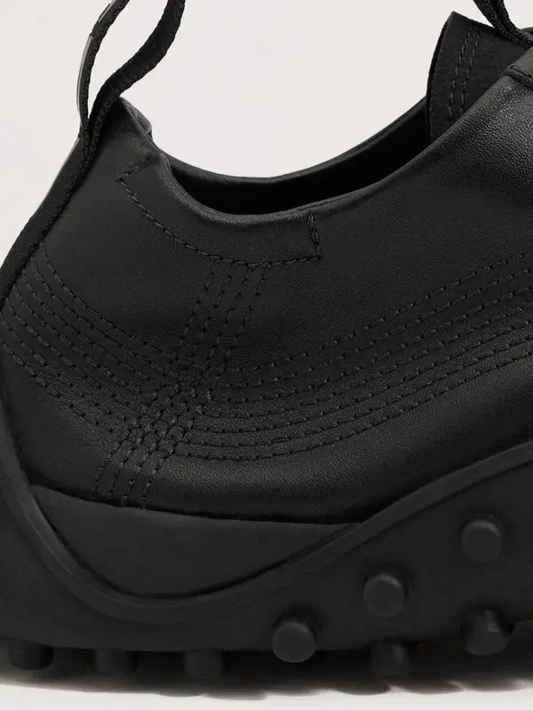 AMI Paris Mirage Calf Leather Low-top Sneakers With Double Pull-tab