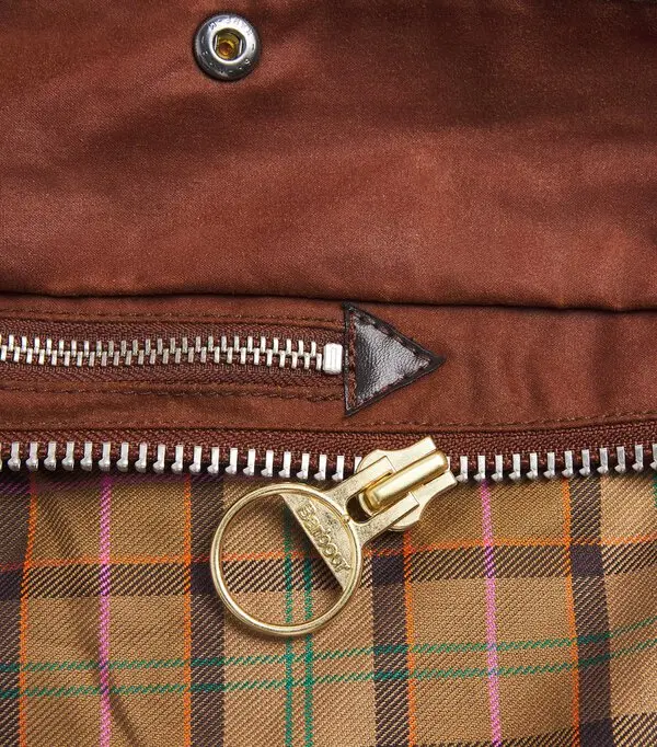 Barbour X Paul Smith Waxed Transport Windowpane Jacket