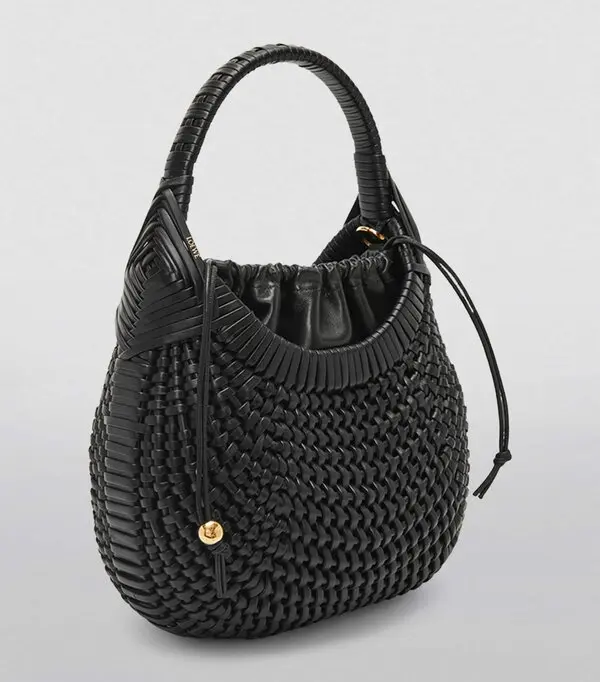 Loewe Leather Diamond Top-handle Bag
