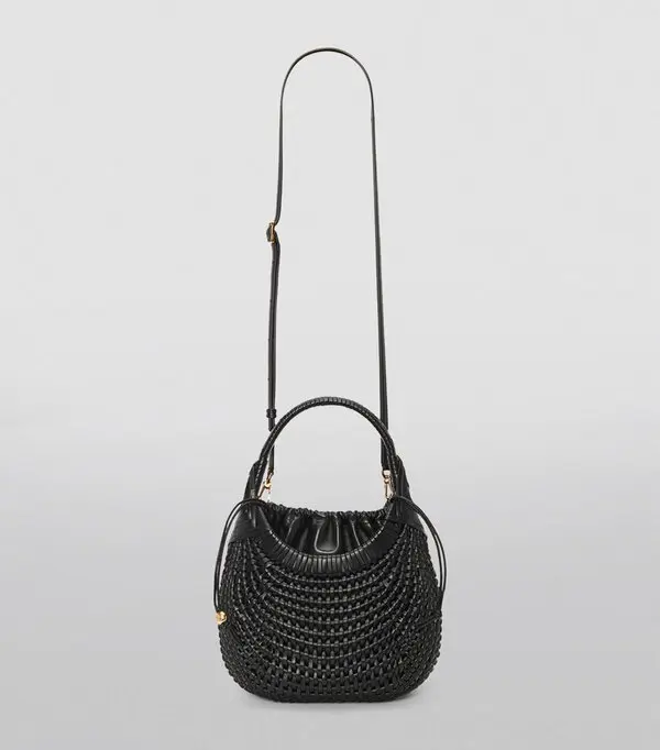 Loewe Leather Diamond Top-handle Bag