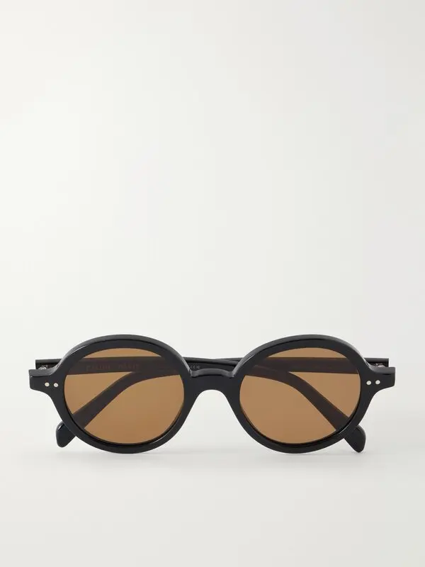 Celine Circle Round-frame Acetate Sunglasses