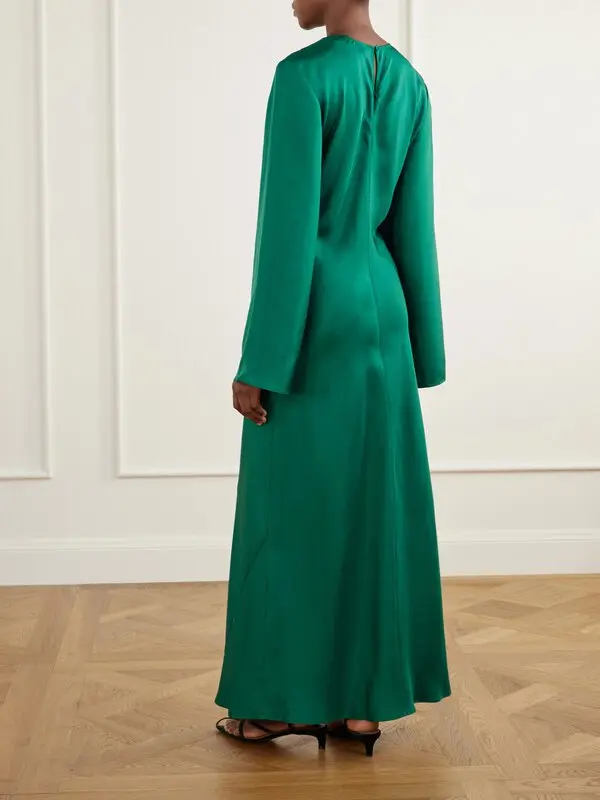 RÓHE Silk-satin Maxi Dress