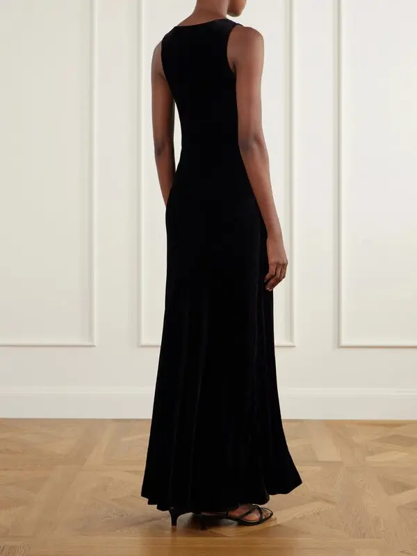 RÓHE Velvet Maxi Dress