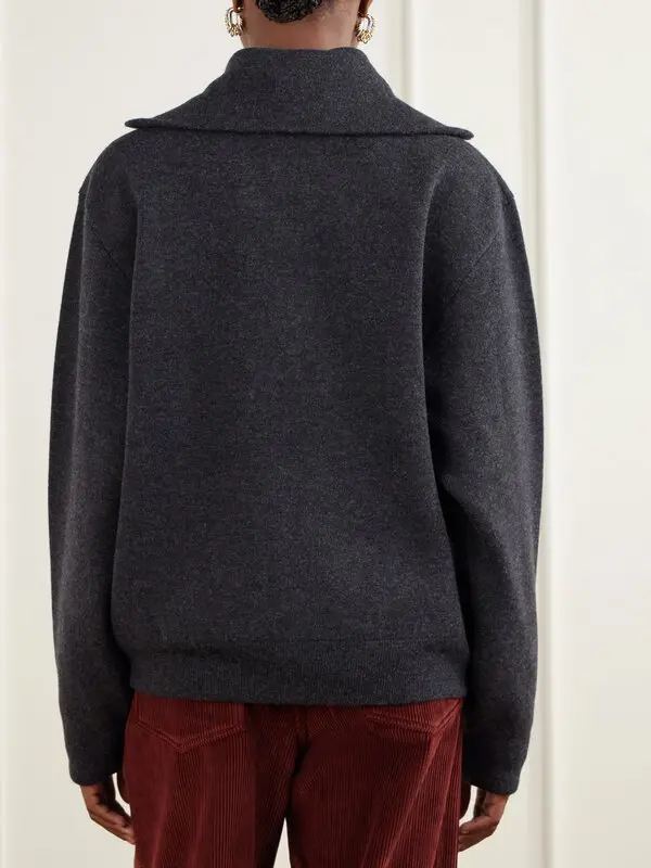 RÓHE Wool-blend Half-zip Sweater