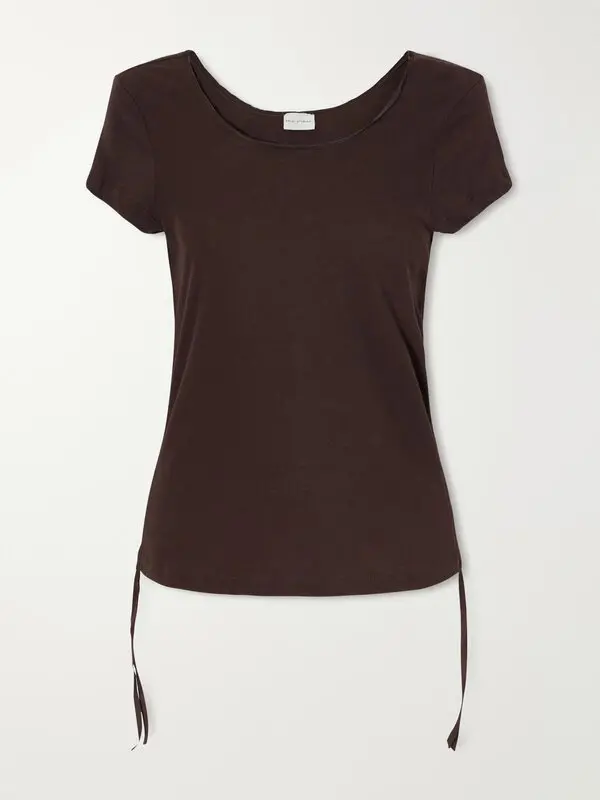DEIJI STUDIOS Drawstring Organic Cotton T-shirt