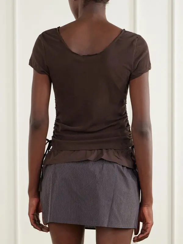 DEIJI STUDIOS Drawstring Organic Cotton T-shirt