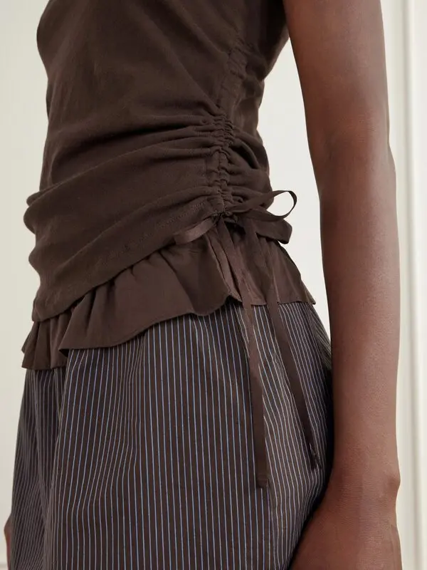 DEIJI STUDIOS Drawstring Organic Cotton T-shirt