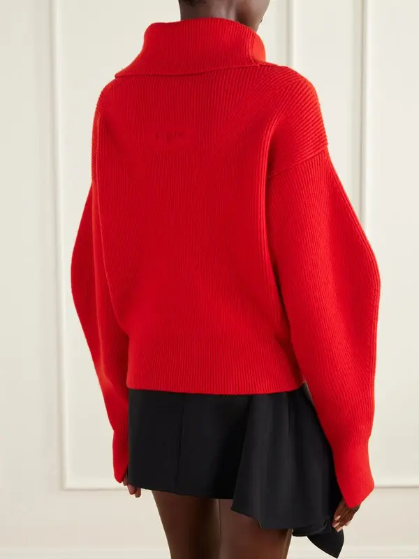 Givenchy Wool And Cashmere-blend Zip-up Cardigan