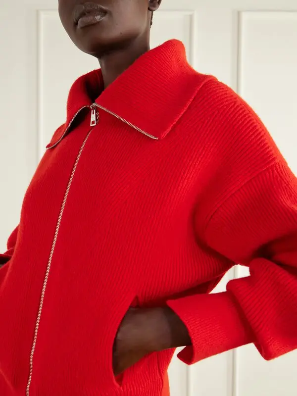 Givenchy Wool And Cashmere-blend Zip-up Cardigan