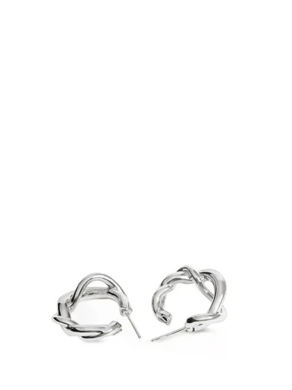 Monica Vinader Ochre Twisted Hoop Earrings