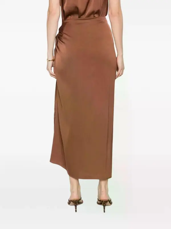 NOUVELLE SILK95FIVE French Tie Silk Skirt