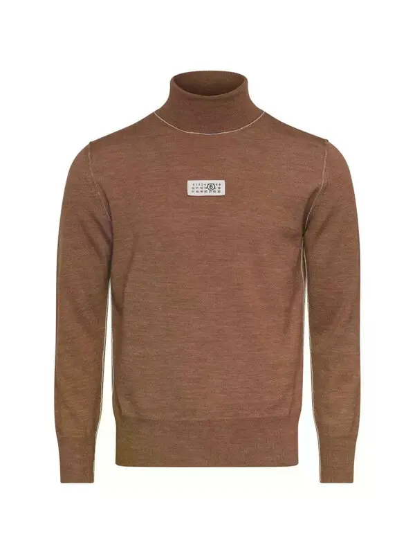 MAISON MARGIELA Logo-patch Roll-neck Sweater