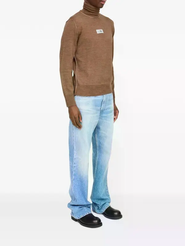 MAISON MARGIELA Logo-patch Roll-neck Sweater
