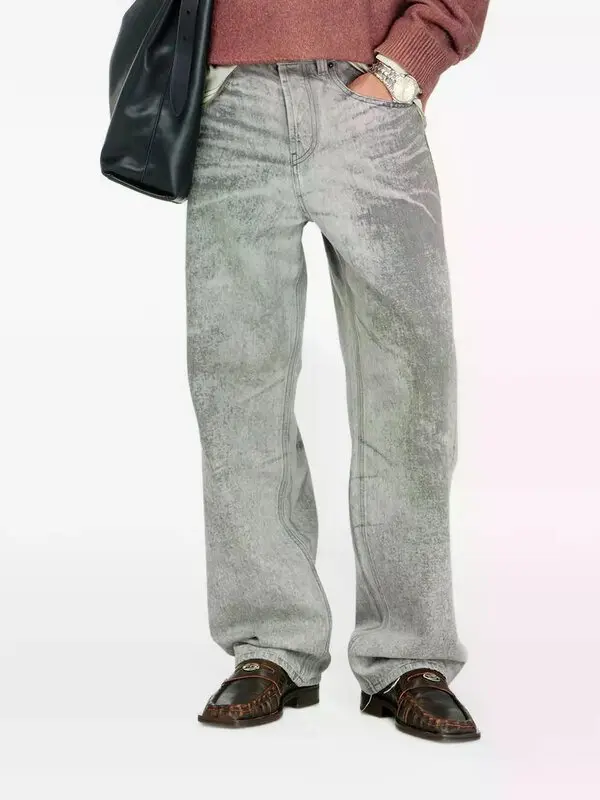DIESEL® 2001 D-macro-s9 Acid-wash Jeans - Grey
