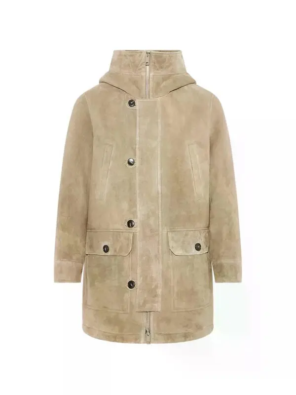YVES SALOMON Shearling-lined Hooded Parka
