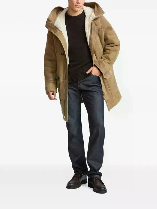 YVES SALOMON Shearling-lined Hooded Parka