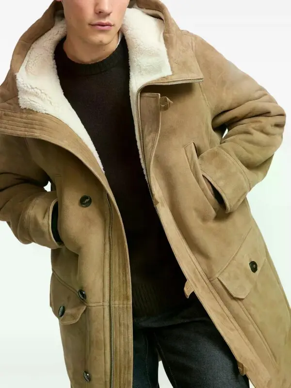 YVES SALOMON Shearling-lined Hooded Parka