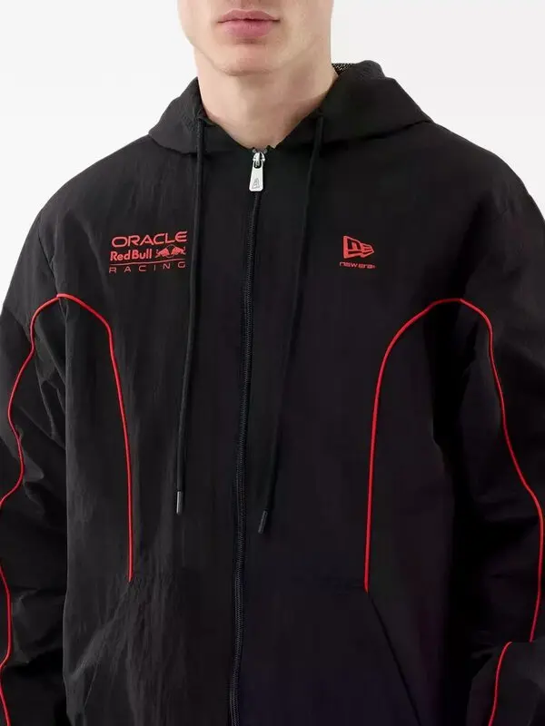 New Era Red Bull Racing Piping Hooded Track Jacket