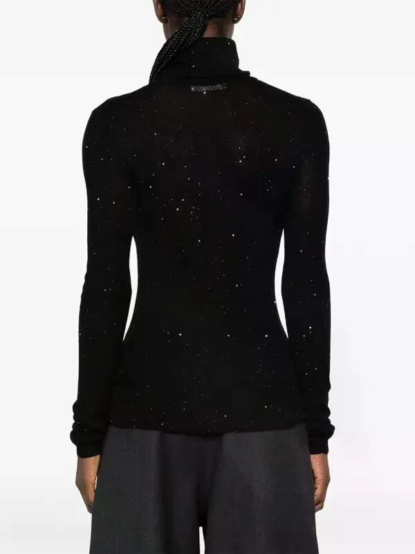ELEH Sequin-embellished Roll-neck Sweater